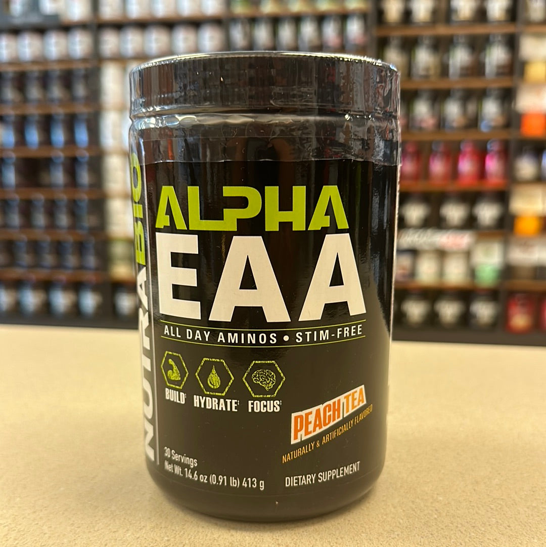 Nutrabio Alpha EAA Peach Tea – Semper Fi Nutrition