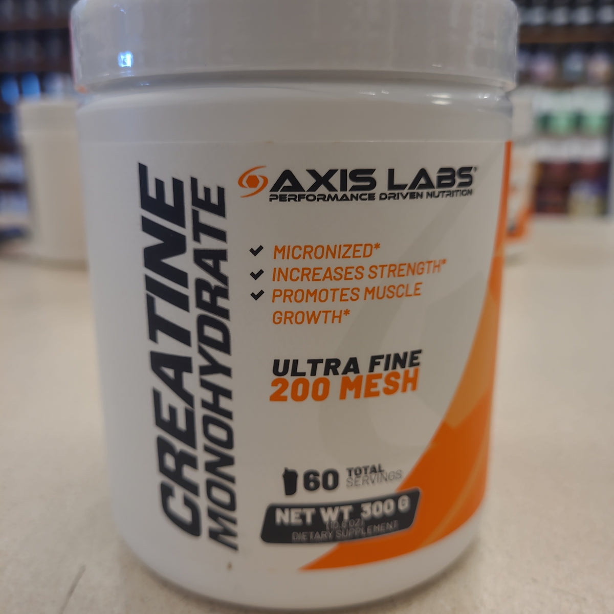 Axis Labs Unflavored Creatine Monohydrate 60 servings – Semper Fi Nutrition