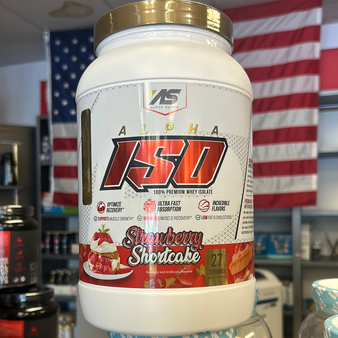 Alpha Iso Protein Strawberry Shortcake – Semper Fi Nutrition