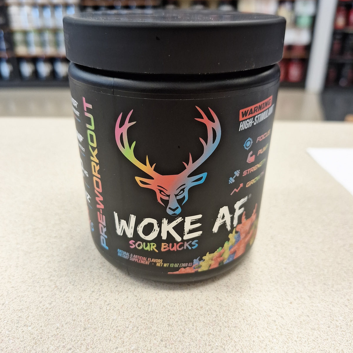 DAS Labs WOKE AF Pre Workout Sour Bucks – Semper Fi Nutrition