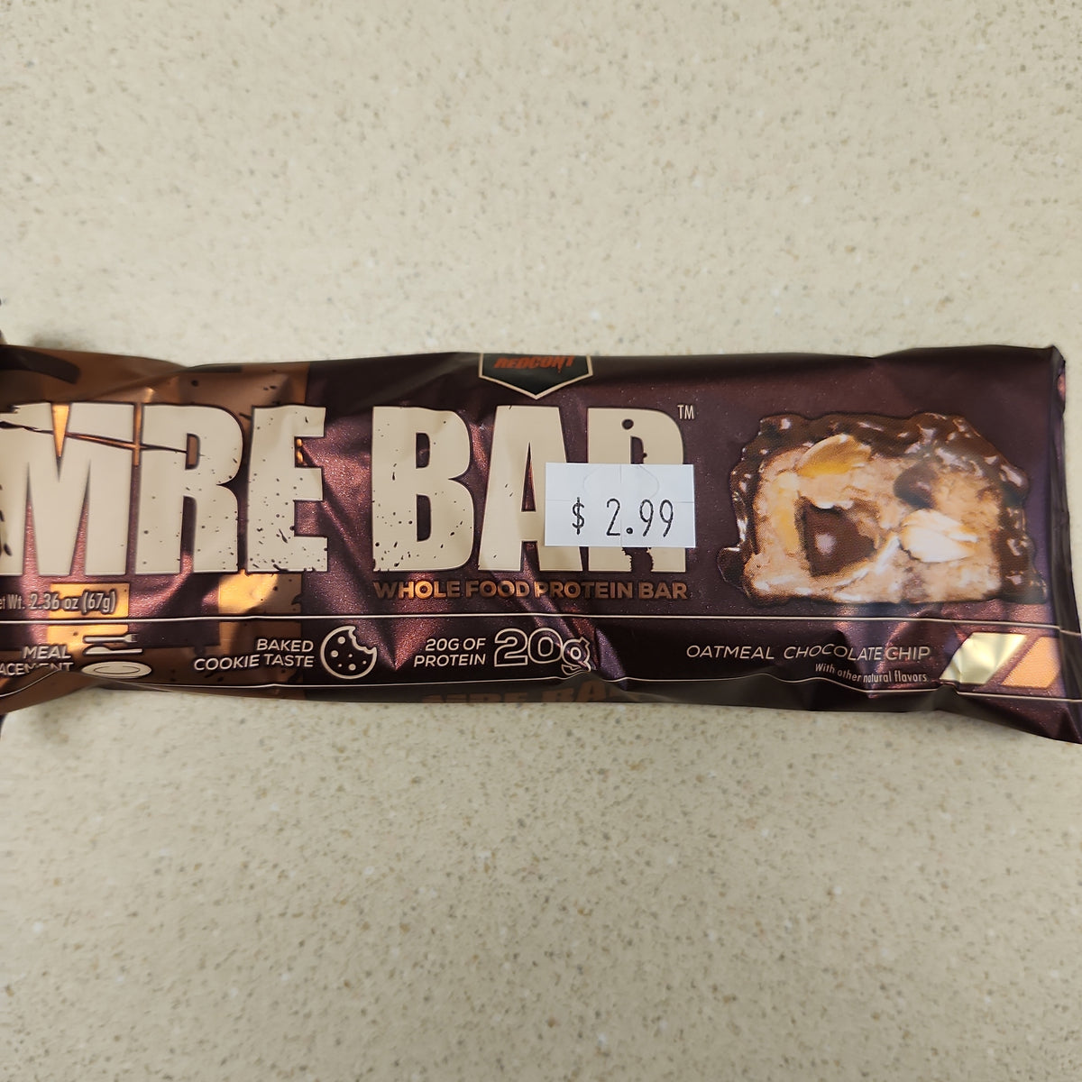 REDCON1 MRE BAR OATMEAL CHOCOLATE CHIP – Semper Fi Nutrition