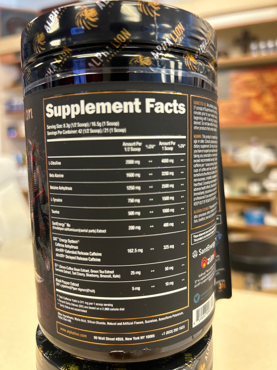 Super Human pre Strawberry Samurai – Semper Fi Nutrition