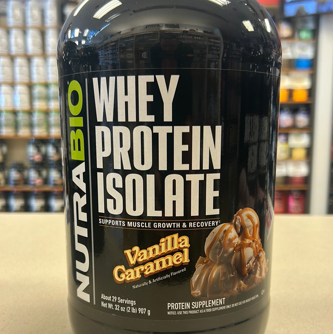 Nutrabio Whey Protein Isolate Vanilla Caramel – Semper Fi Nutrition