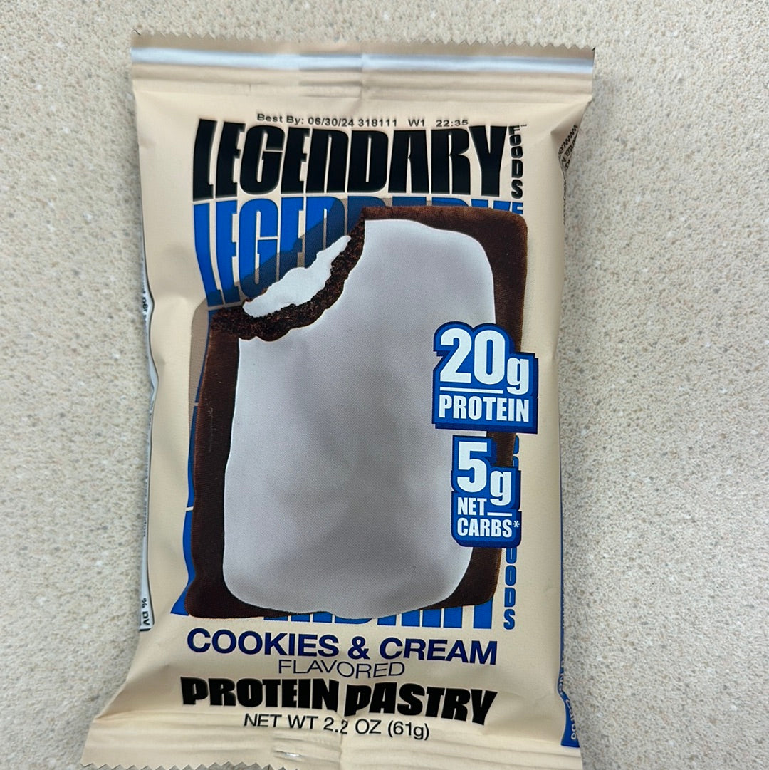 Legendary Foods Protein Pastry Cookies and Cream – Semper Fi Nutrition