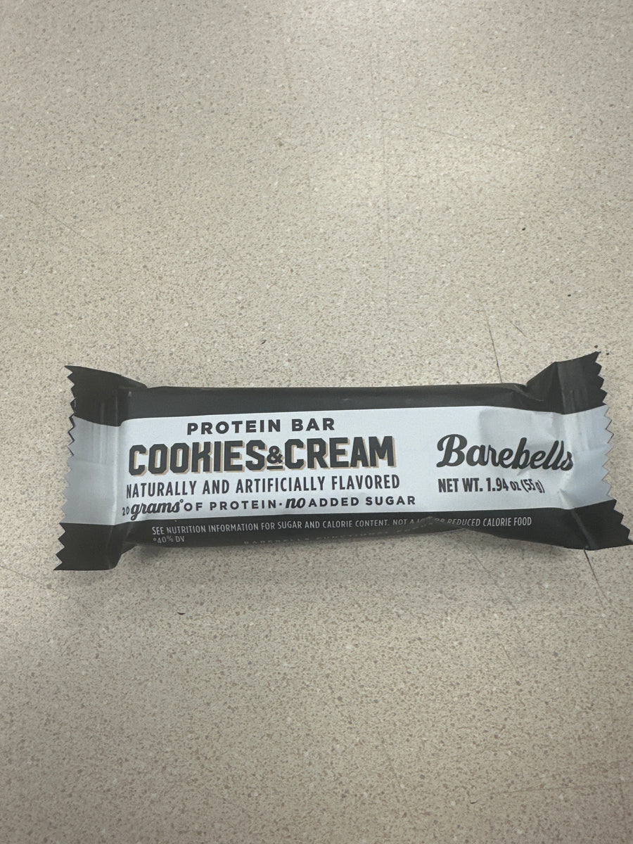 Barebell Protein Bars Cookies & Cream – Semper Fi Nutrition