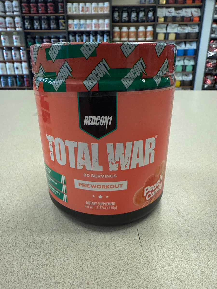 Redcon1 Total War Pre-Workout Peach Candy – Semper Fi Nutrition