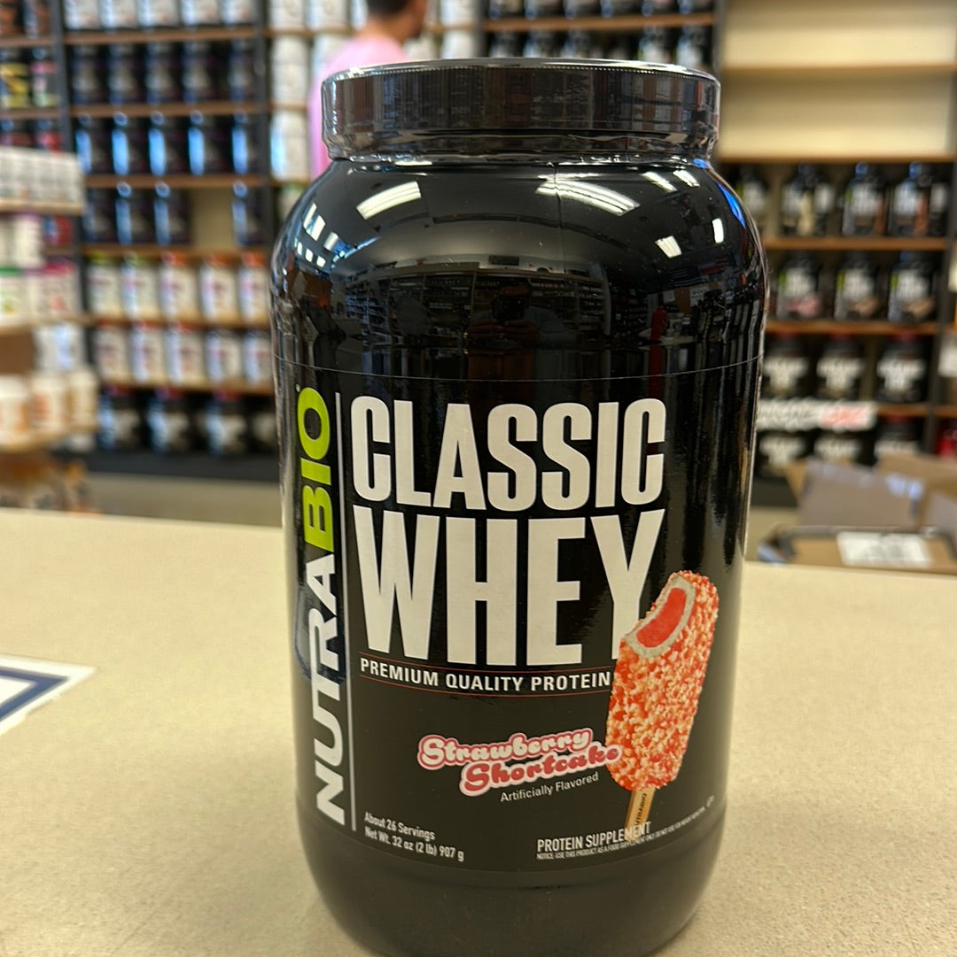 Nutrabio Classic Whey Strawberry Shortcake 2lb – Semper Fi Nutrition