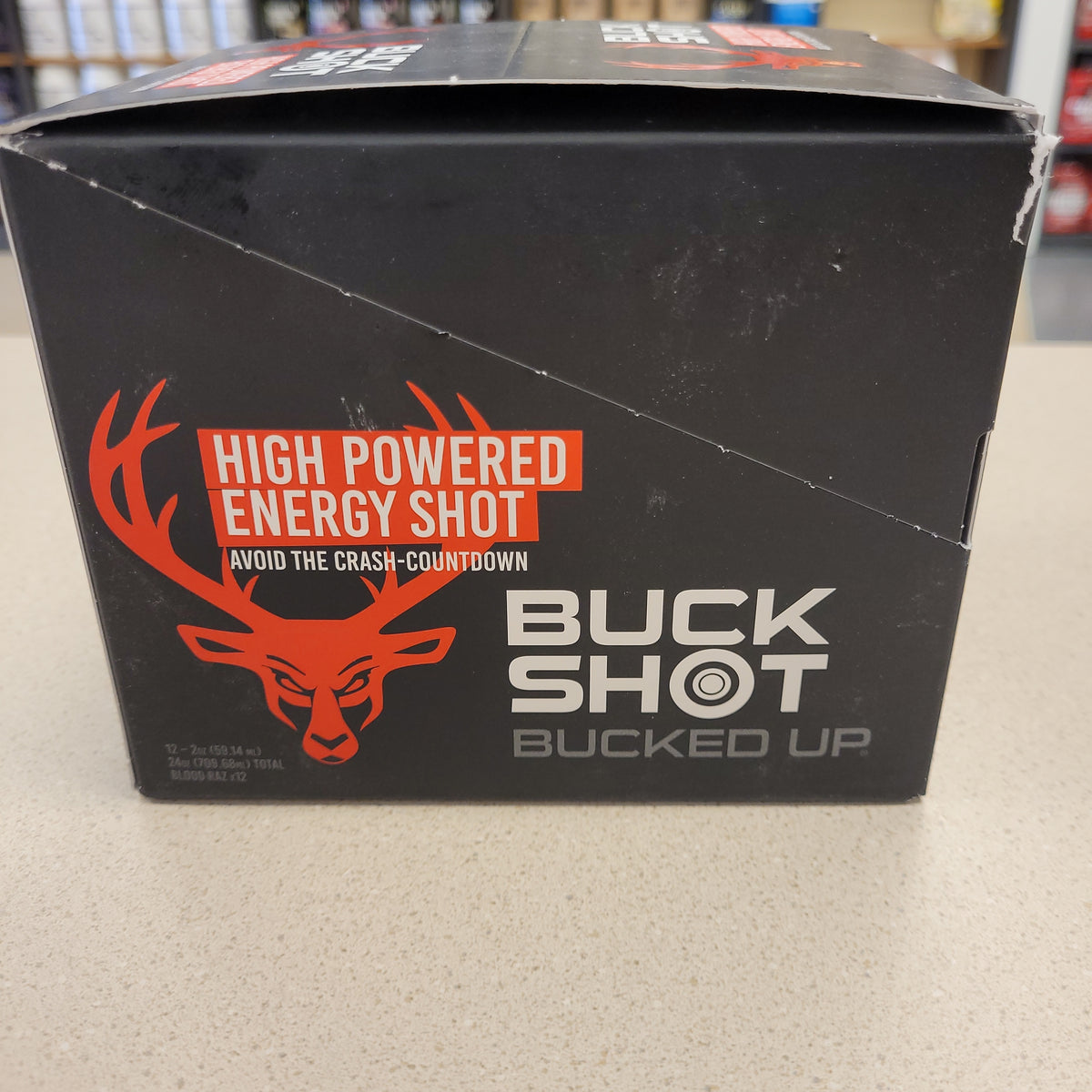 Buck Shot Energy Shots 12 pack Blood Raz – Semper Fi Nutrition