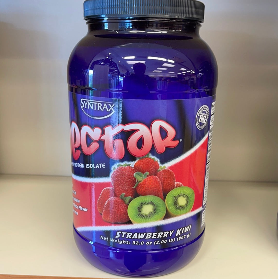 Syntrax Nectar Whey Protein Isolate Strawberry Kiwi Flavor, 2 lbs ...
