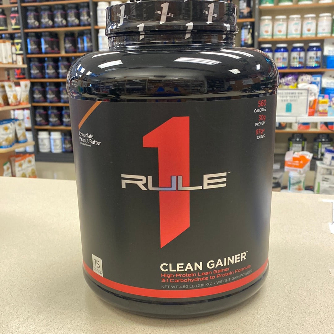 Rule 1 Clean Gainer Chocolate Peanut Butter 4.80lbs – Semper Fi Nutrition