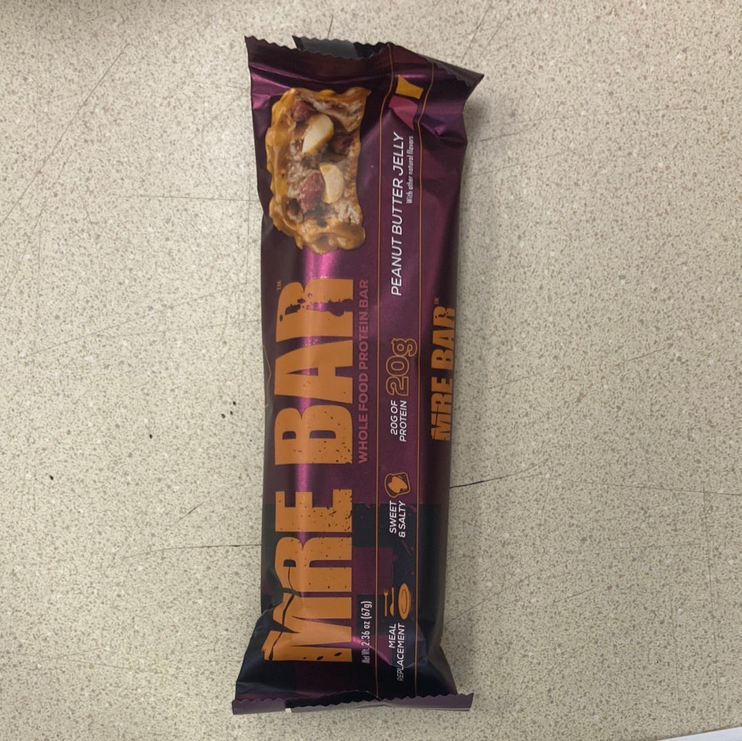 MRE bar peanut butter jelly – Semper Fi Nutrition