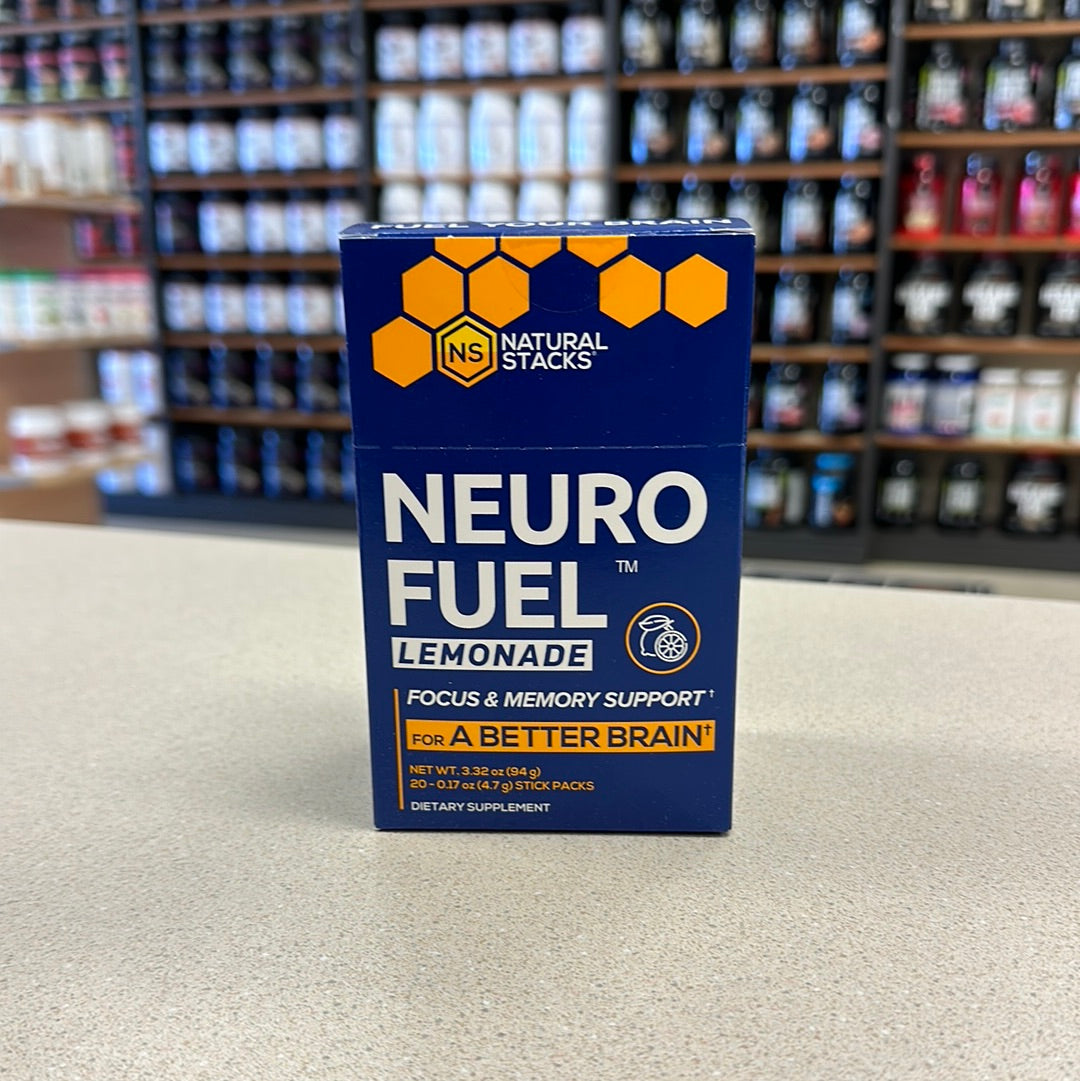 Neuro Fuel Lemonade 20-0.17oz Stick Packs – Semper Fi Nutrition
