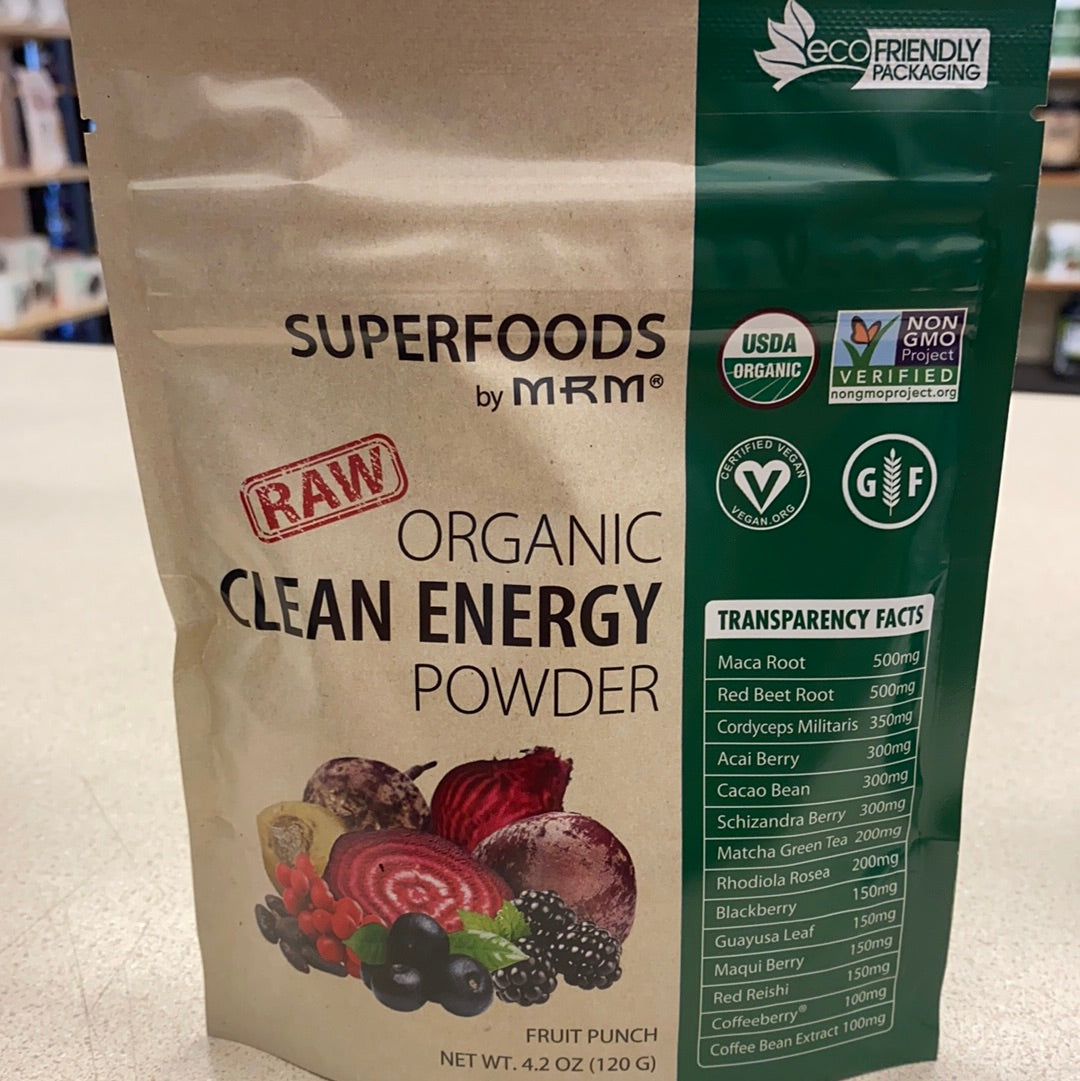 MRM Super Foods Organic Clean Energy Powder - 4.2 Ounce – Semper Fi ...