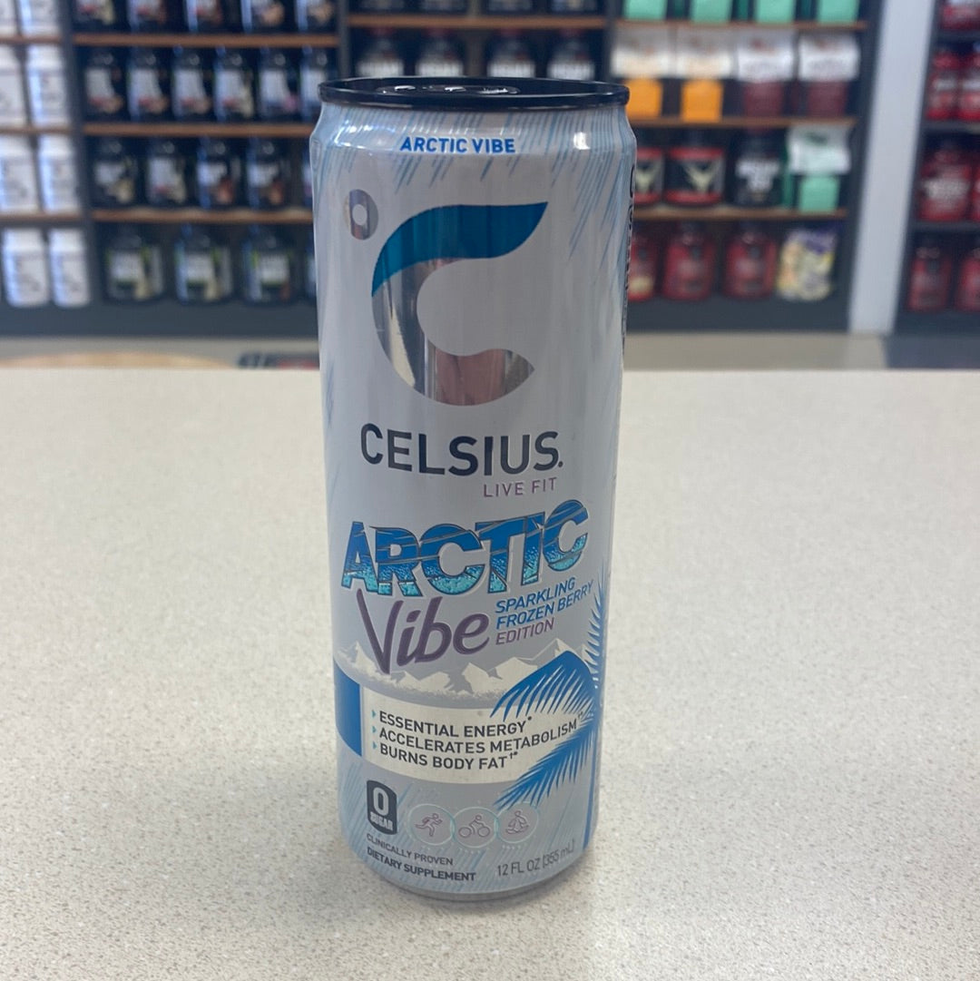 Celsius Sparkling Arctic Vibe 12oz – Semper Fi Nutrition