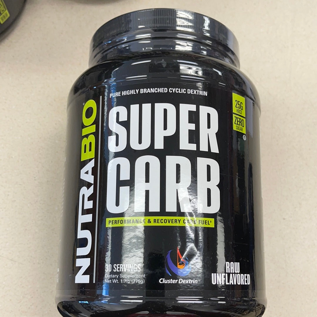 NutraBio Super Carb Complex Carbohydrate Supplement Powder - 30 ...