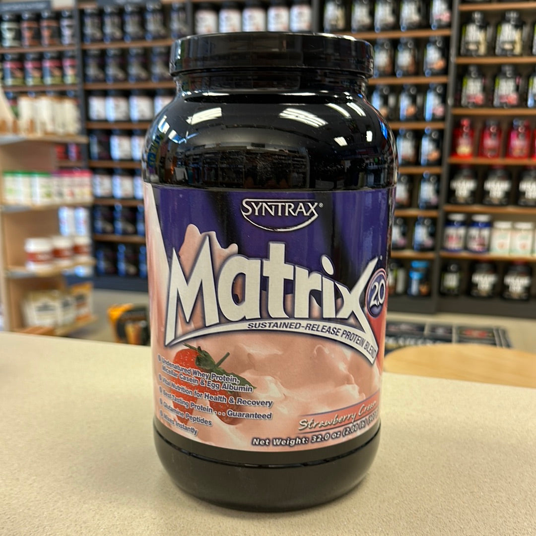 Syntrax Matrix Strawberry 2lb – Semper Fi Nutrition