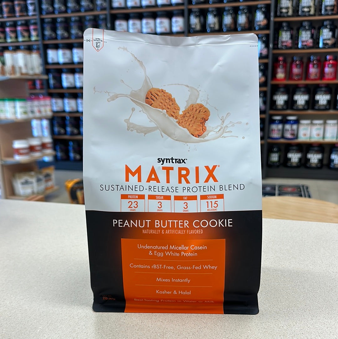 Syntrax Matrix Peanut Butter Cookie 2lb – Semper Fi Nutrition