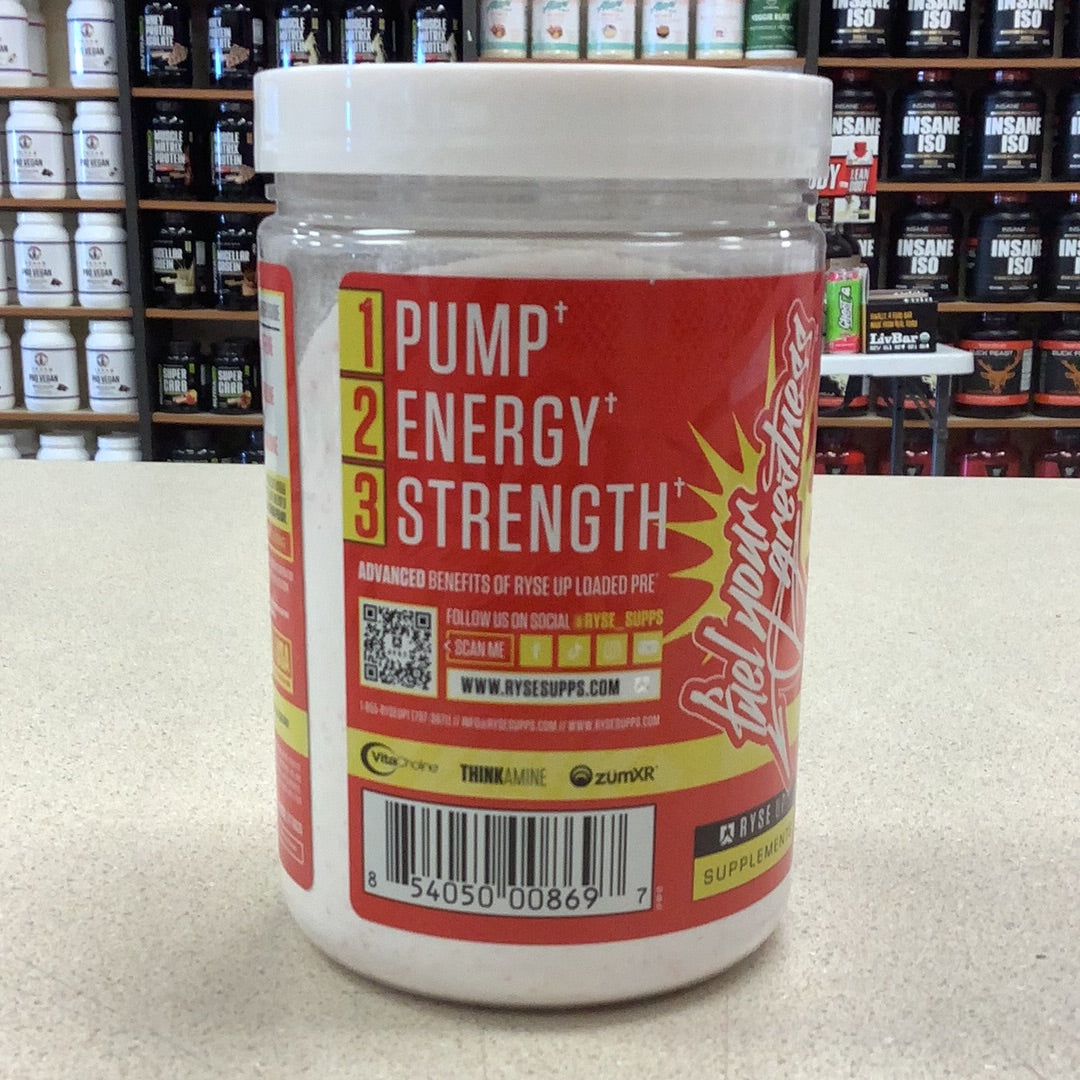 Ryse Loaded PRE Ring Pop Cherry – Semper Fi Nutrition