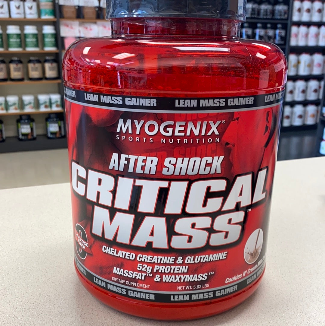 Cookies & Cream Protein Powerhouse: Myogenix Critical Mass - 5 lb