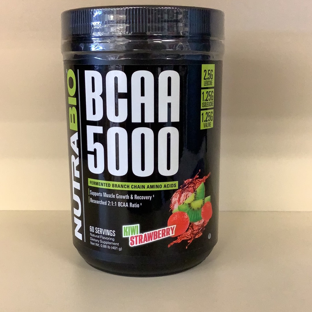 NutraBio BCAA 5000 - Kiwi Strawberry: Pure Muscle Recovery – Semper Fi ...