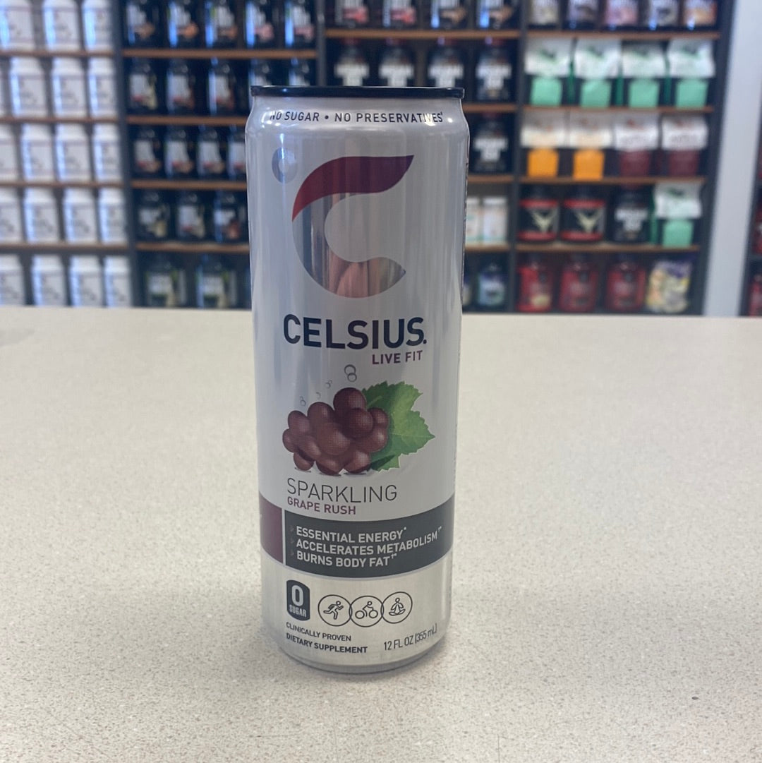 Celsius Sparkling Grape 12oz – Semper Fi Nutrition