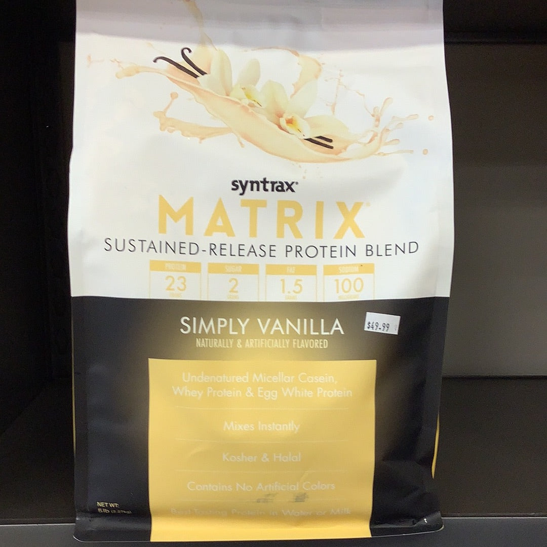 Buy Syntrax Matrix Sustained Release Protein Powder – Semper Fi Nutrition