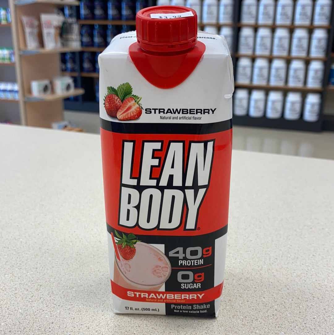 Labrada Lean Body Strawberry Protein Shake 40g Protein Pack of 12 ...